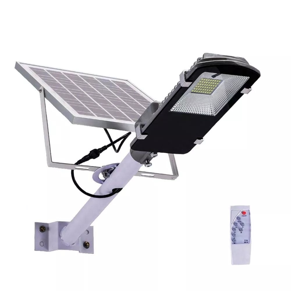 Lampa solara de curte cu baterie solara 40 led lumina alba - eMAG.ro