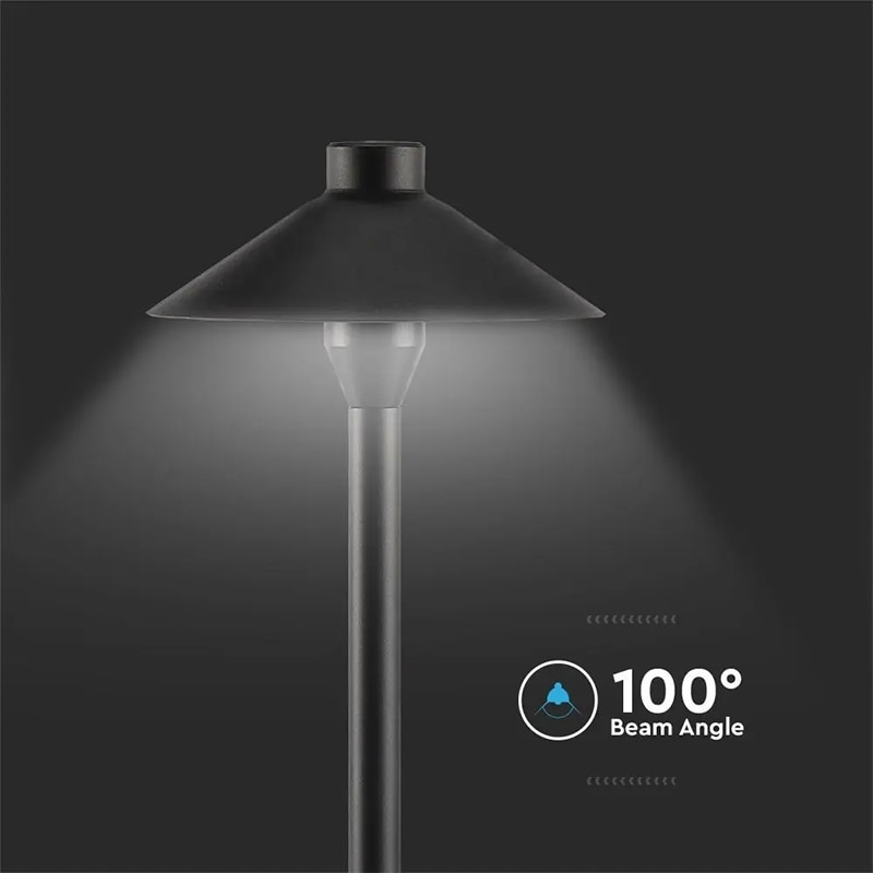 Lumina LED de gradina, corp negru, IP65, 4000K - eMAG.ro