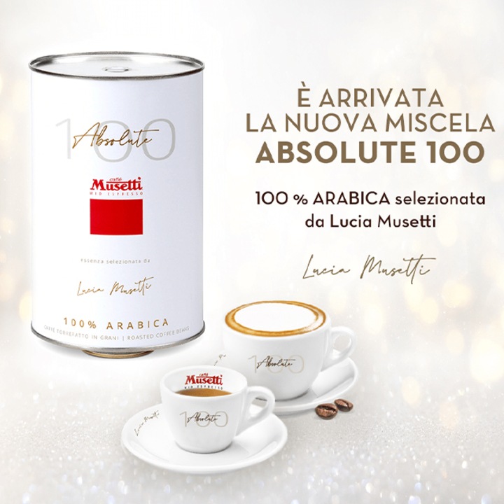 Cafea boabe Italia, 100% Arabica, Musetti Espresso Absolute, Cutie 1.5 ...