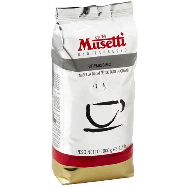 Cafea boabe Musetti Espresso Cremissimo, 80% Arabica 20% Robusta ...