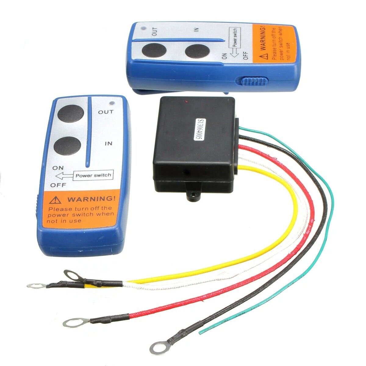 Telecomanda troliu auto wireless cu doua telecomenzi 12v - eMAG.ro