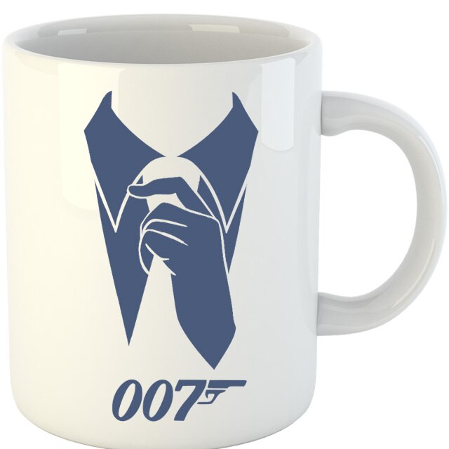 Чаша James Bond White Collar Ian Fleming MI5, Бял, 330 мл - eMAG.bg