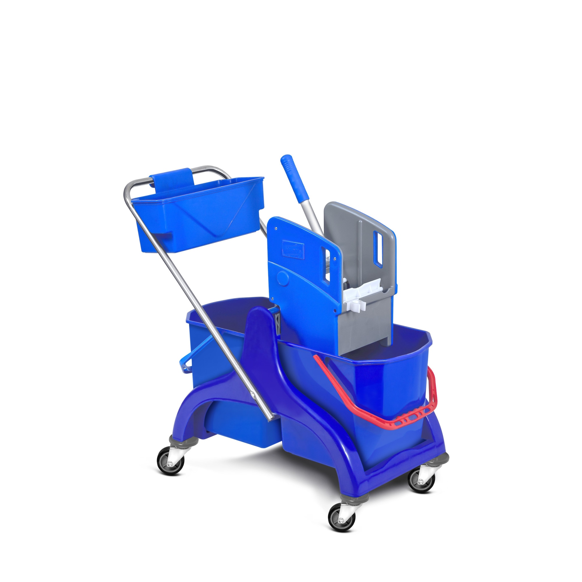 Carucior de Curatenie Profesional cu Presa, Storcator, 2 galeti 25L ...