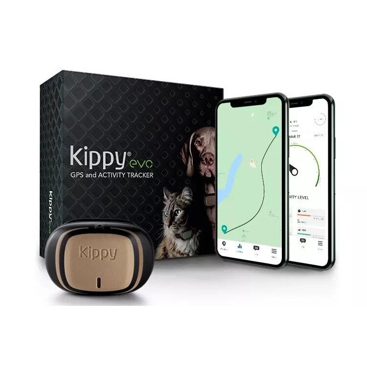 Kippy Evo GPS нашийник за домашни любимци, Проследяване на активността ...