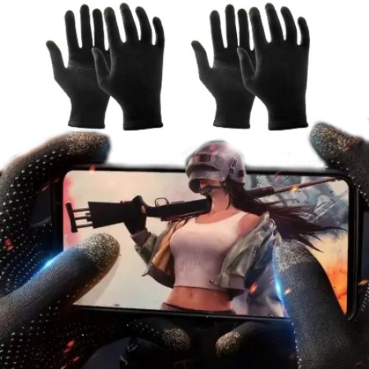 Set 4 x Manusi gaming profesionale pentru telefon sau tableta, model ...