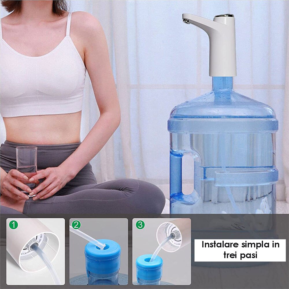 Automata vízadagoló SIKS ZSW C05, USB táp, 1200 Ma, fehér - eMAG.hu