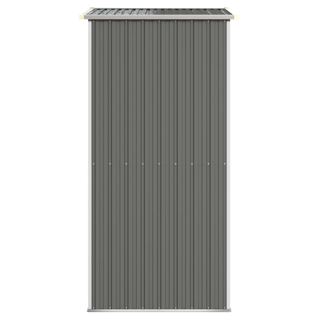 Sopron de gradina vidaXL, gri deschis, 192x108x223 cm, otel galvanizat ...