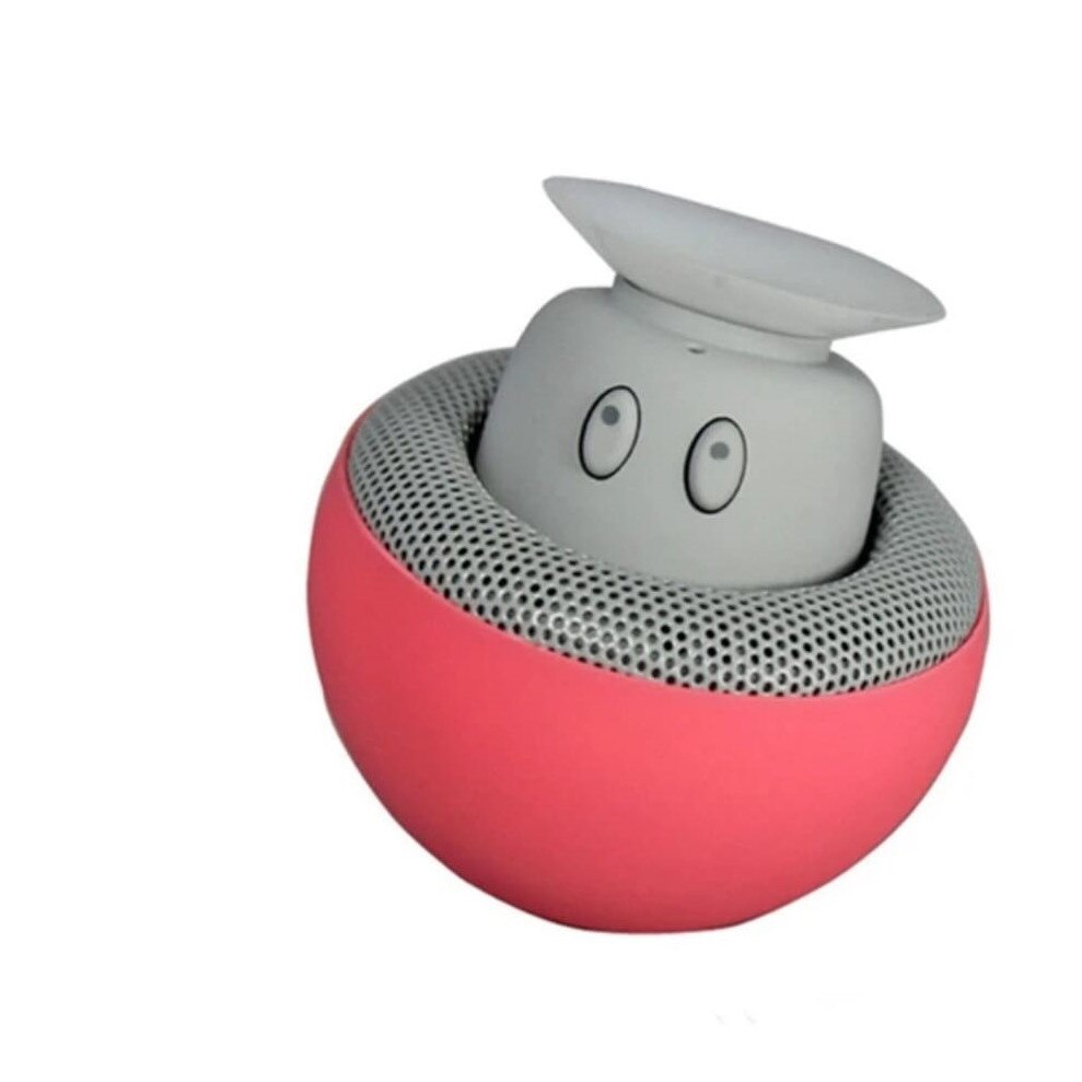 Boxa portabila, wireless, fara fir, rezistenta la apa, cu ventuza, rosu ...