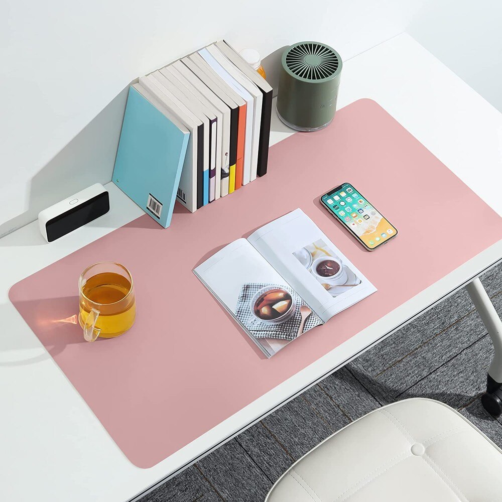 Mousepad, ComResi, Poliuretan, 80x40 cm, Roz/silver - eMAG.ro