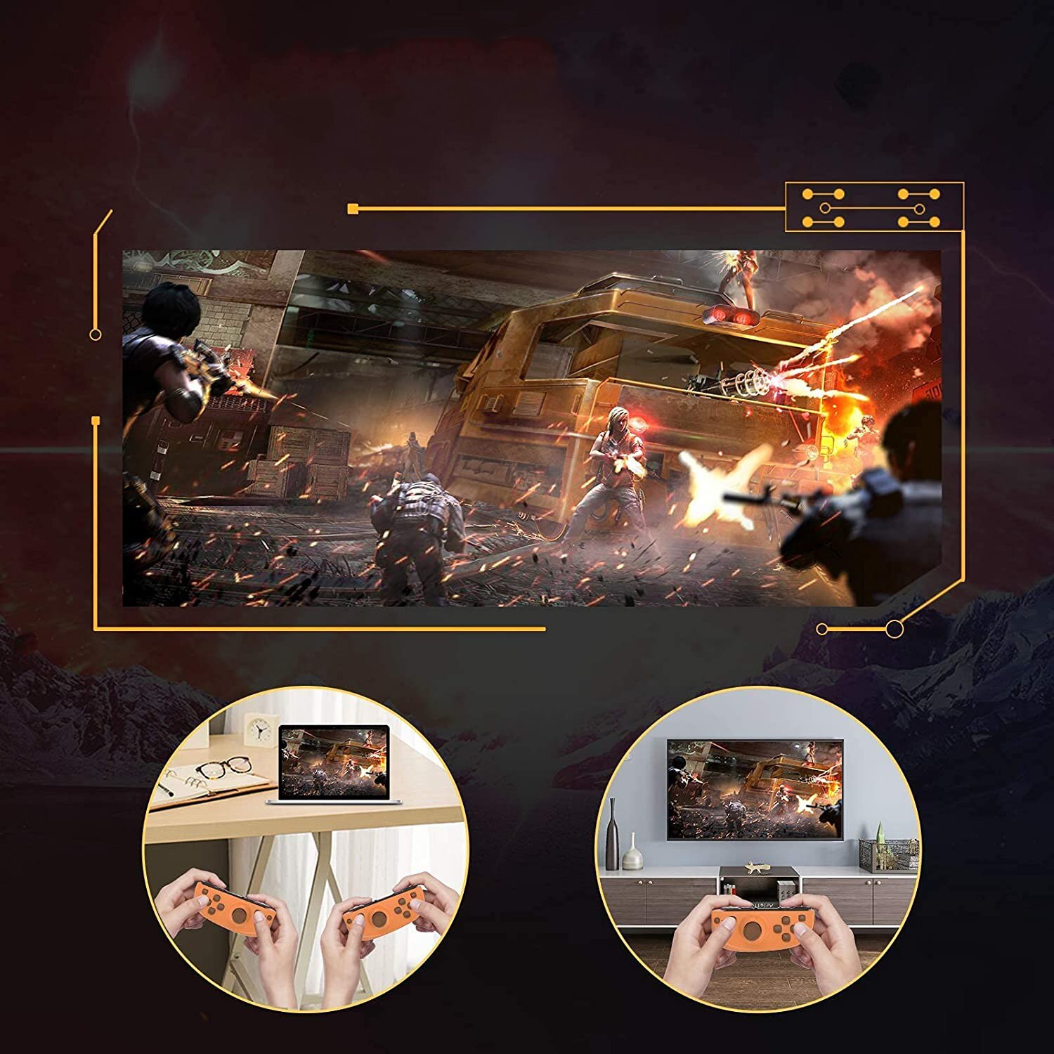 Set 2 Controllere PowerLead C25 pentru Nintendo Switch/ Switch Lite ...