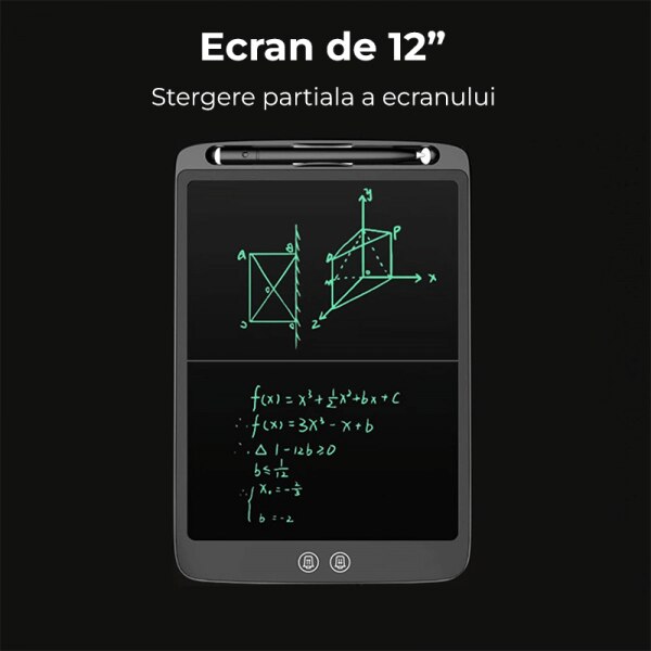 Tableta grafica pentru scris si desenat cu Stylus, display LCD 12 inch ...