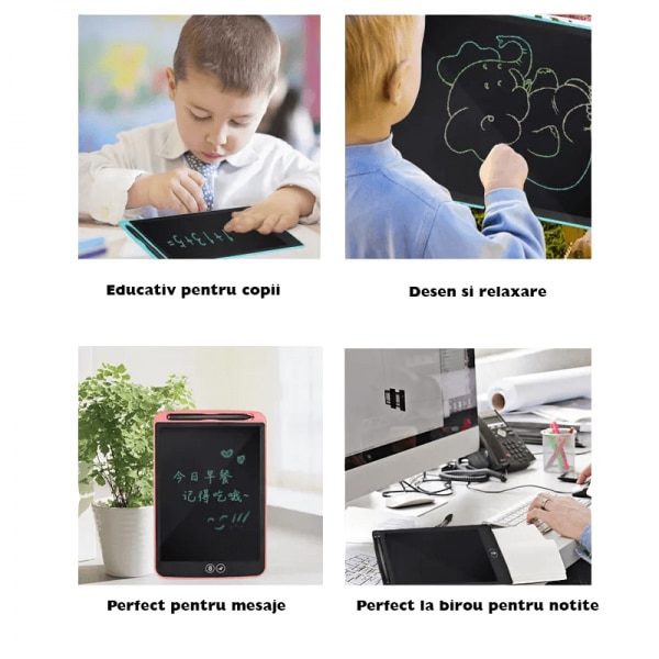 Tableta grafica pentru scris si desenat cu Stylus functie stergere ...