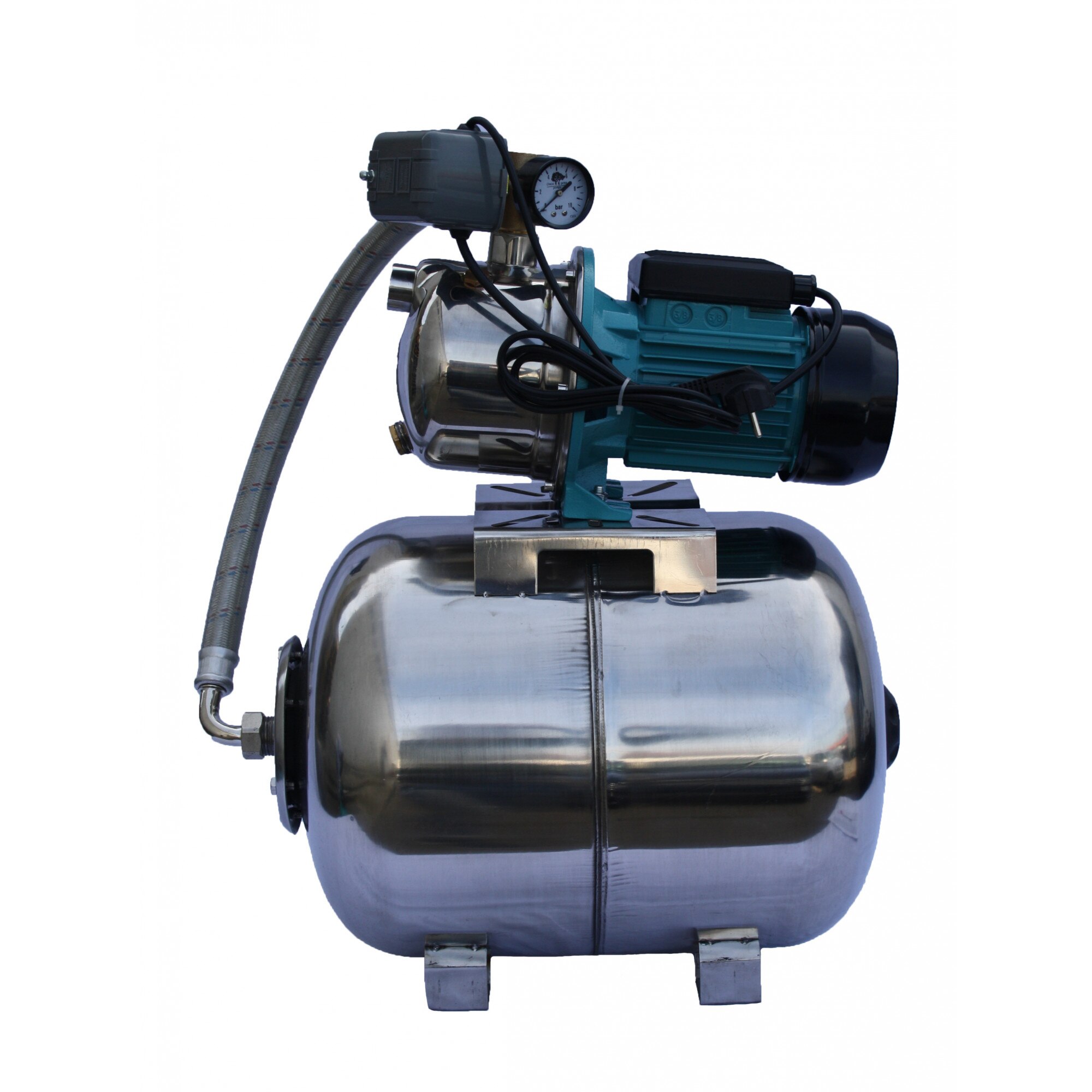 Hidrofor INOX cu rezervor INOX 50litri 1100 W JY1000/50INOX OMNIGENA ...