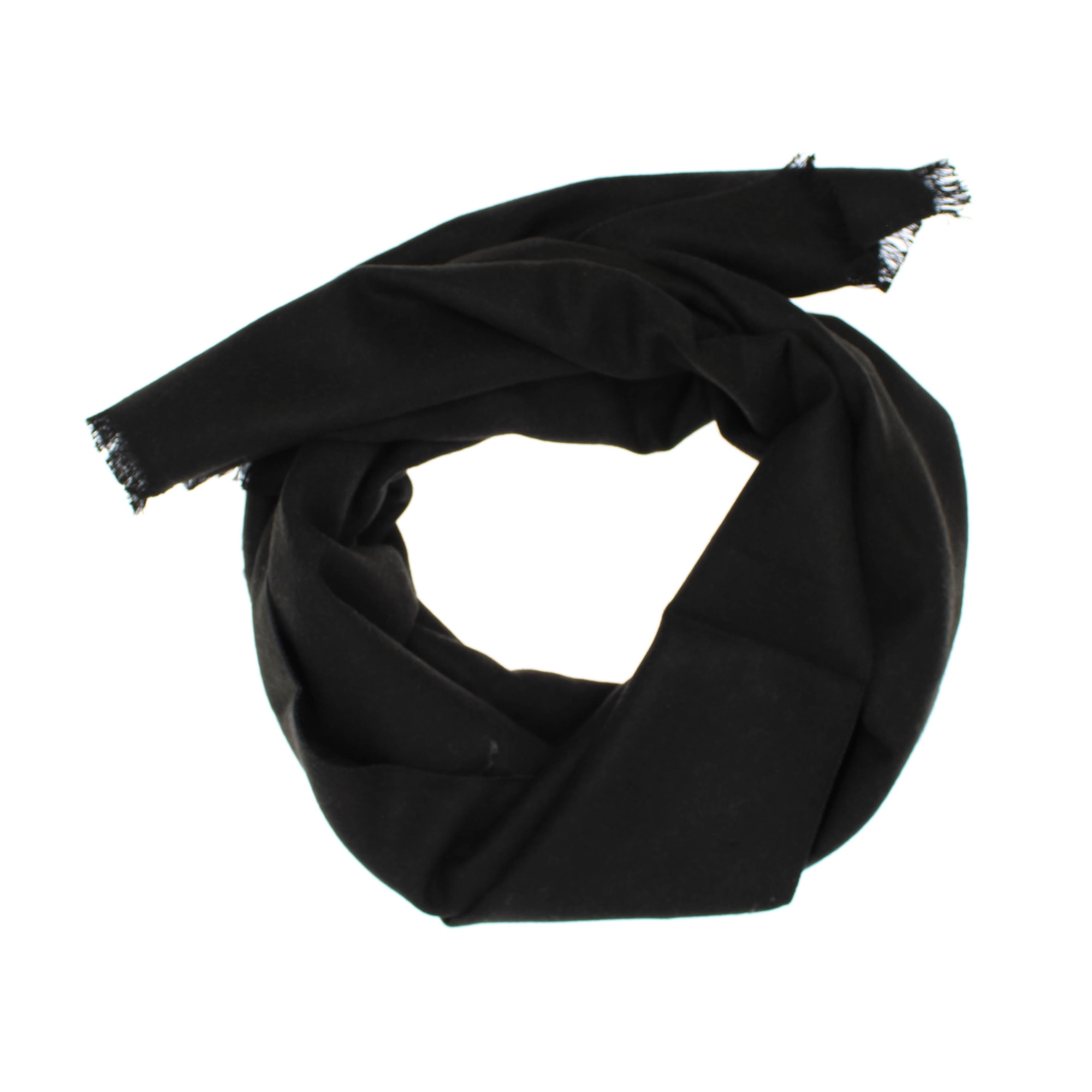 Esarfa barbati, din casmir / pashmina, 30 x 188 cm, cu doua fete, Negru ...