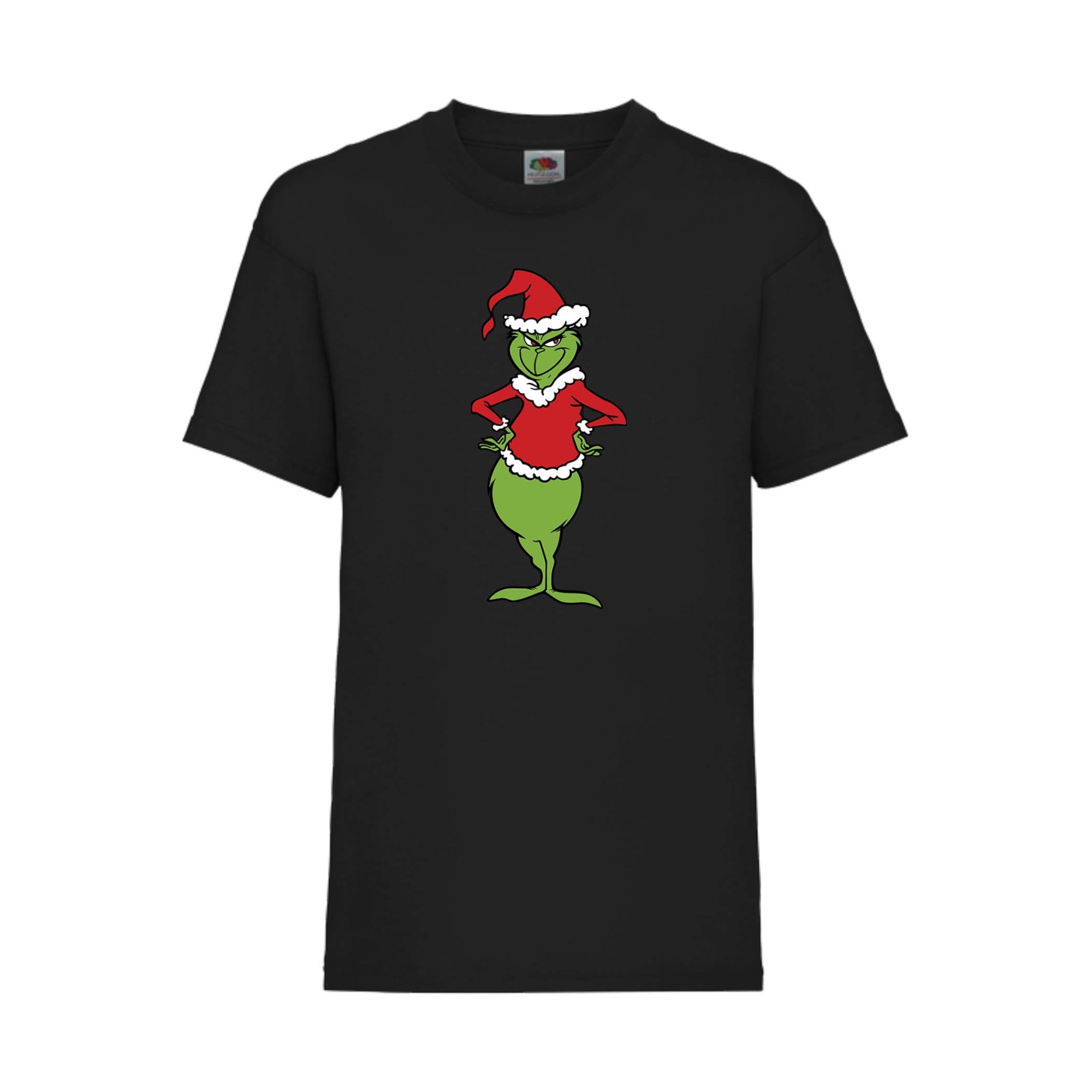 Детска Тениска за Коледа Празници Tralala Grinch 01, Черен, 5-6 г. (116-128) - eMAG.bg