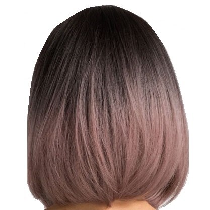 Peruca bob Ombre Mov, Animis Beauty ®, fibra sintetica cu aspect ...