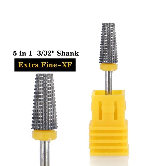 Capat Freza Tungsten Carbid 5 in 1, conic - duritate extra fina XF ...