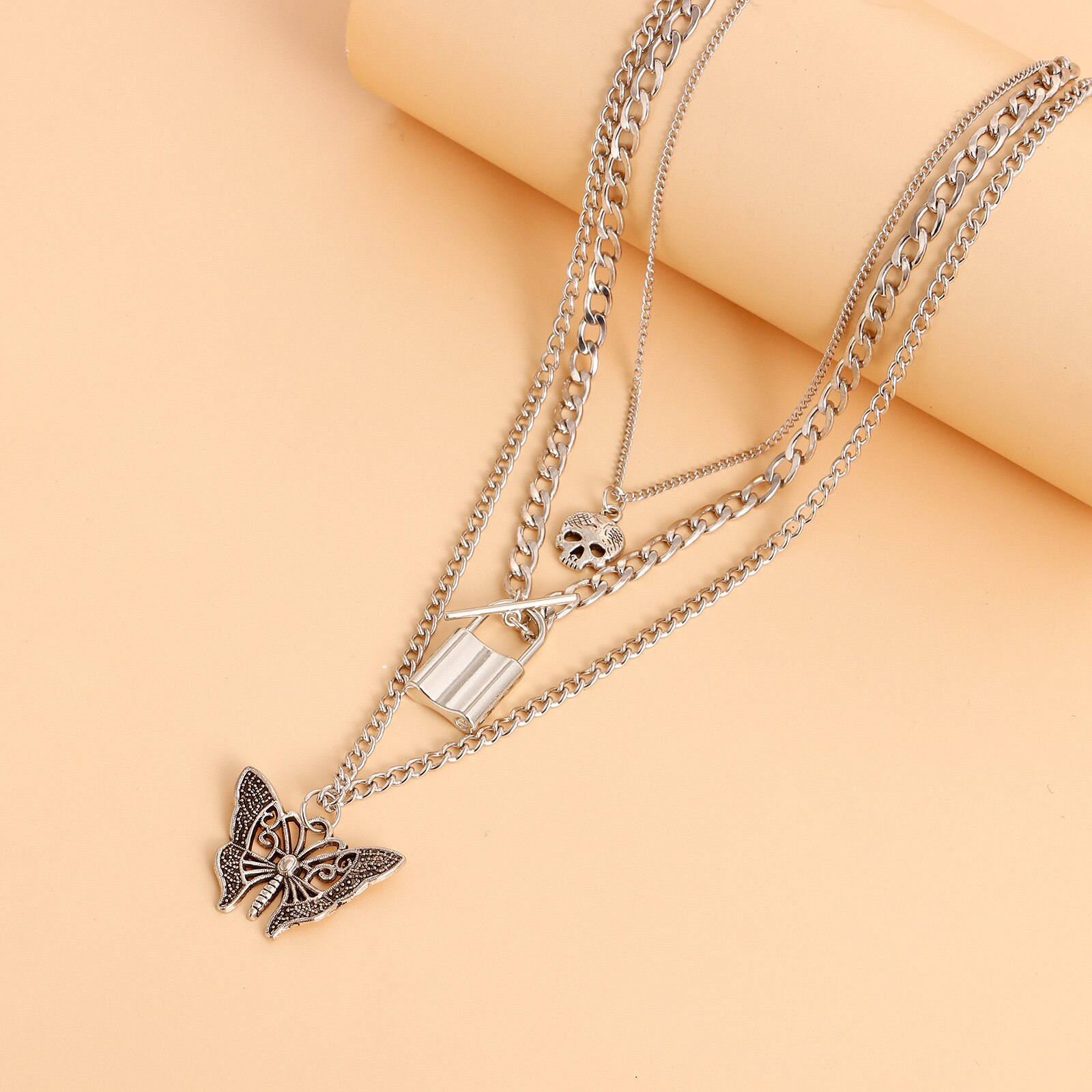 Colier dama, GOGOU, Argint, Gri - eMAG.ro