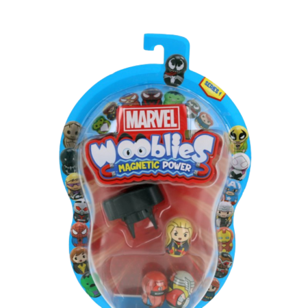 Set 3 figurine Wooblies Marvel, Magnetic Power, 28x19x4cm - eMAG.ro