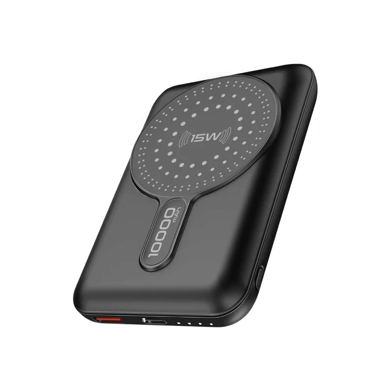 Външна батерия ProMate 10000mAh, PowerMag-10Pro, MagSafe, Wireless, 15W ...