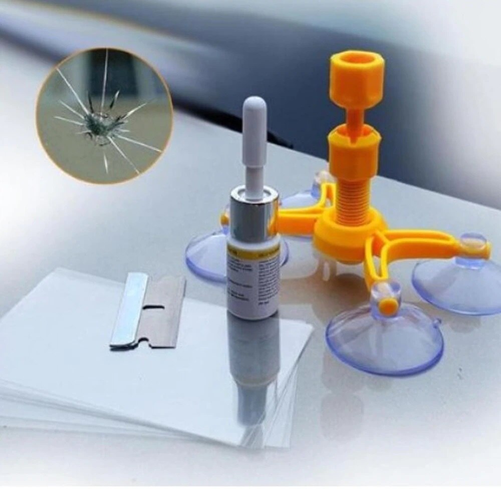 Kit EDAR Pentru Reparatie Parbriz Sau Geam Auto - eMAG.ro