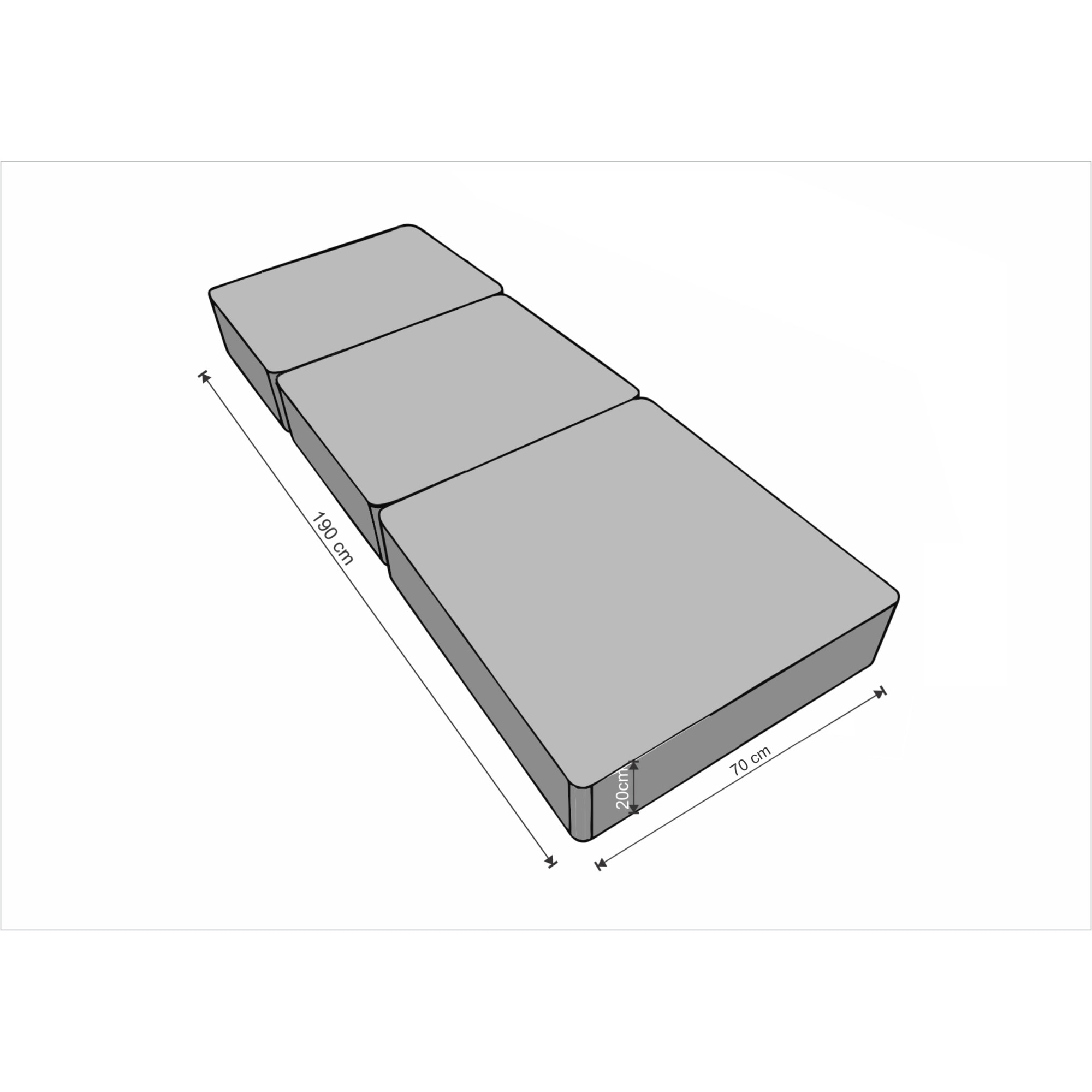 Fotoliu extensibil Urban Living, 70x80x70 cm, Negru - eMAG.ro