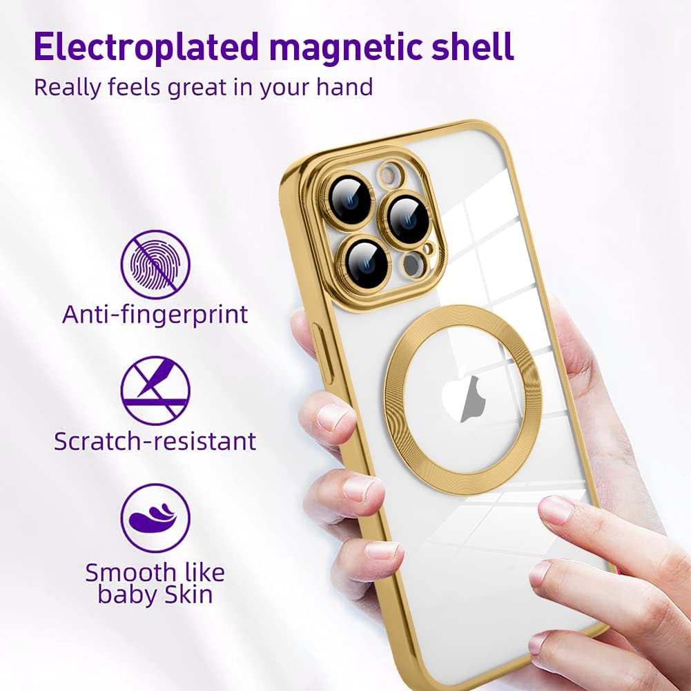 Husa MagSure Rose Gold, compatibil cu IPhone 12 Pro Max - eMAG.ro