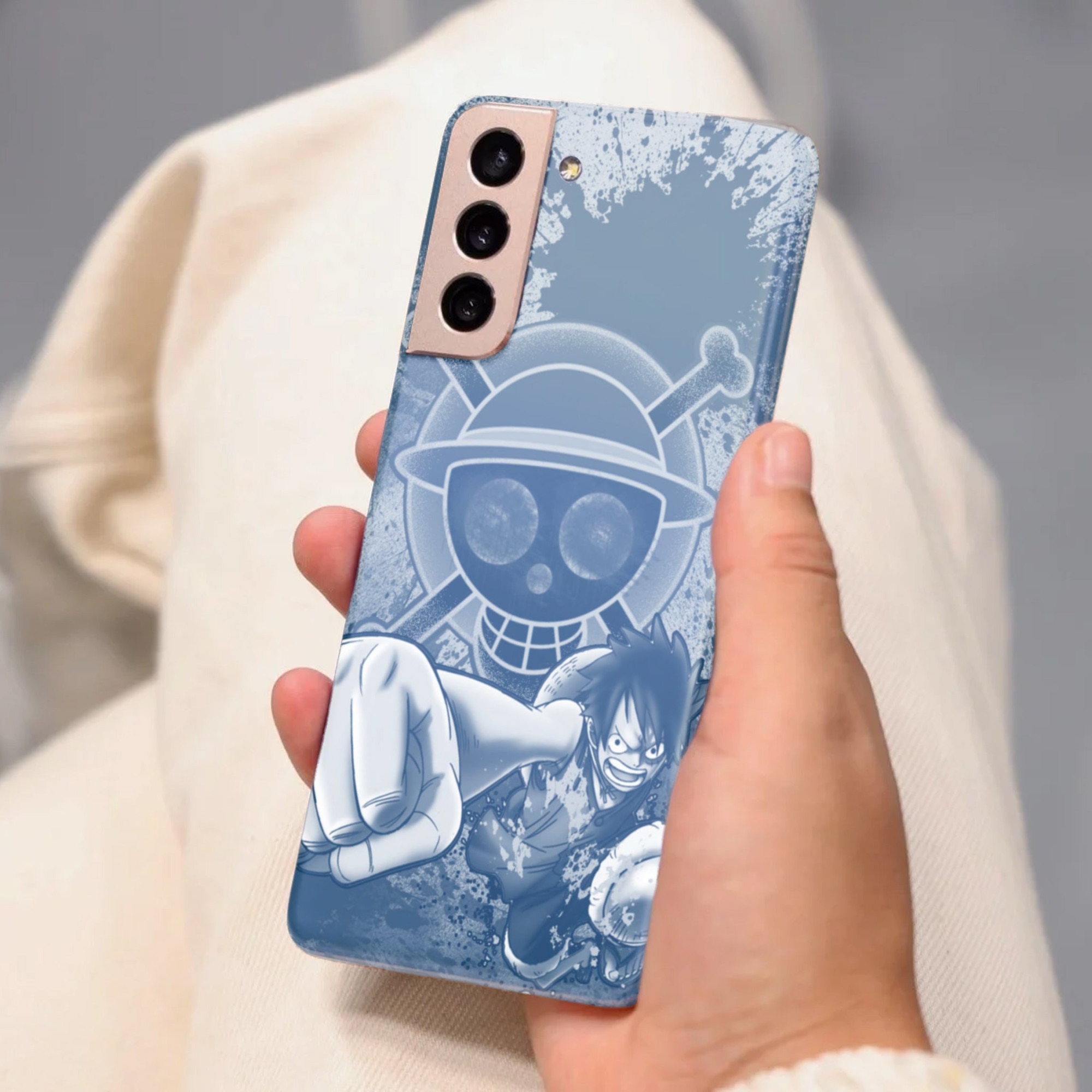 Капак, съвместим с модел Samsung Galaxy S20 Plus Straw Hat Luffy One ...