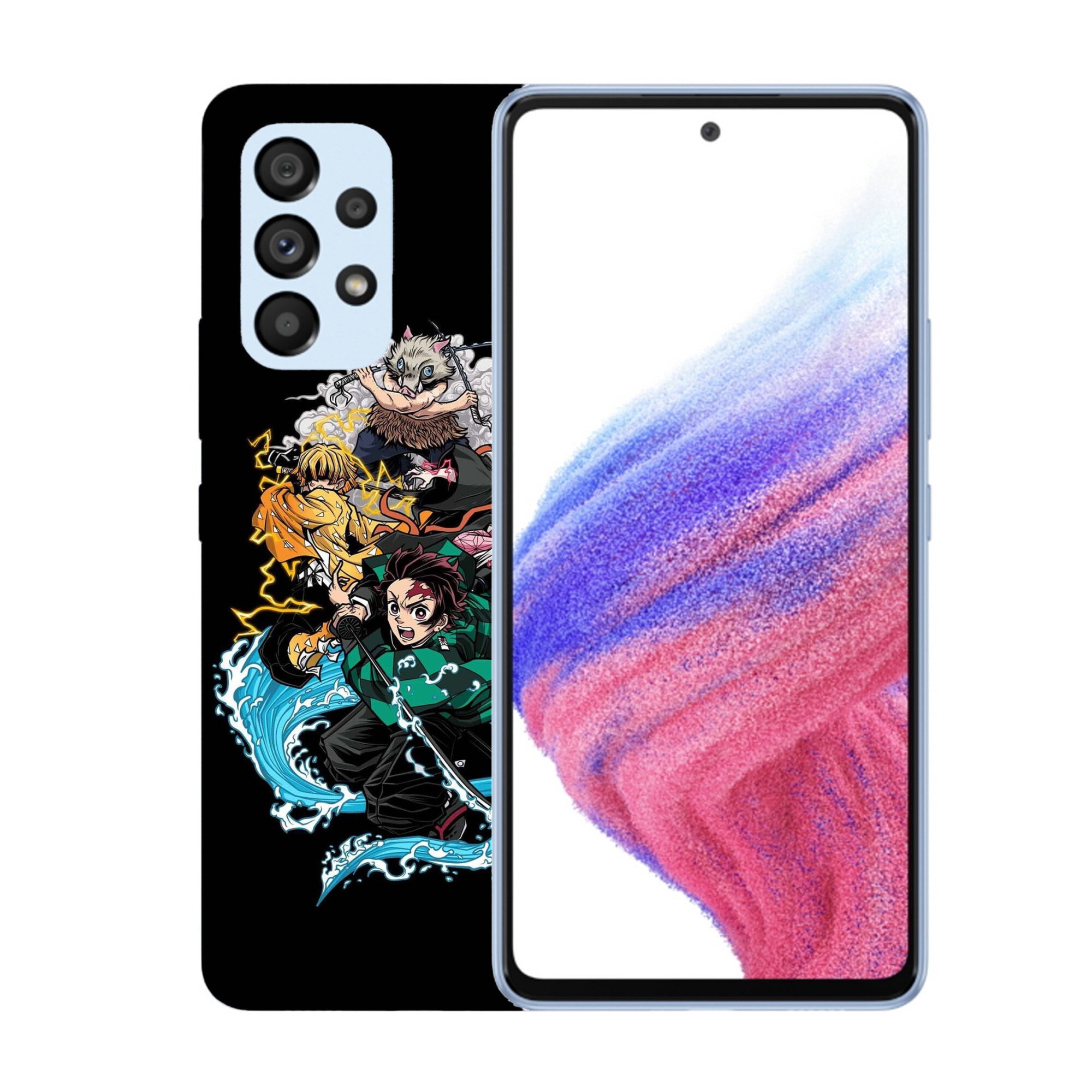 Калъф за Samsung Galaxy A32 4G модел Demon Slayer Team Battle, силикон ...