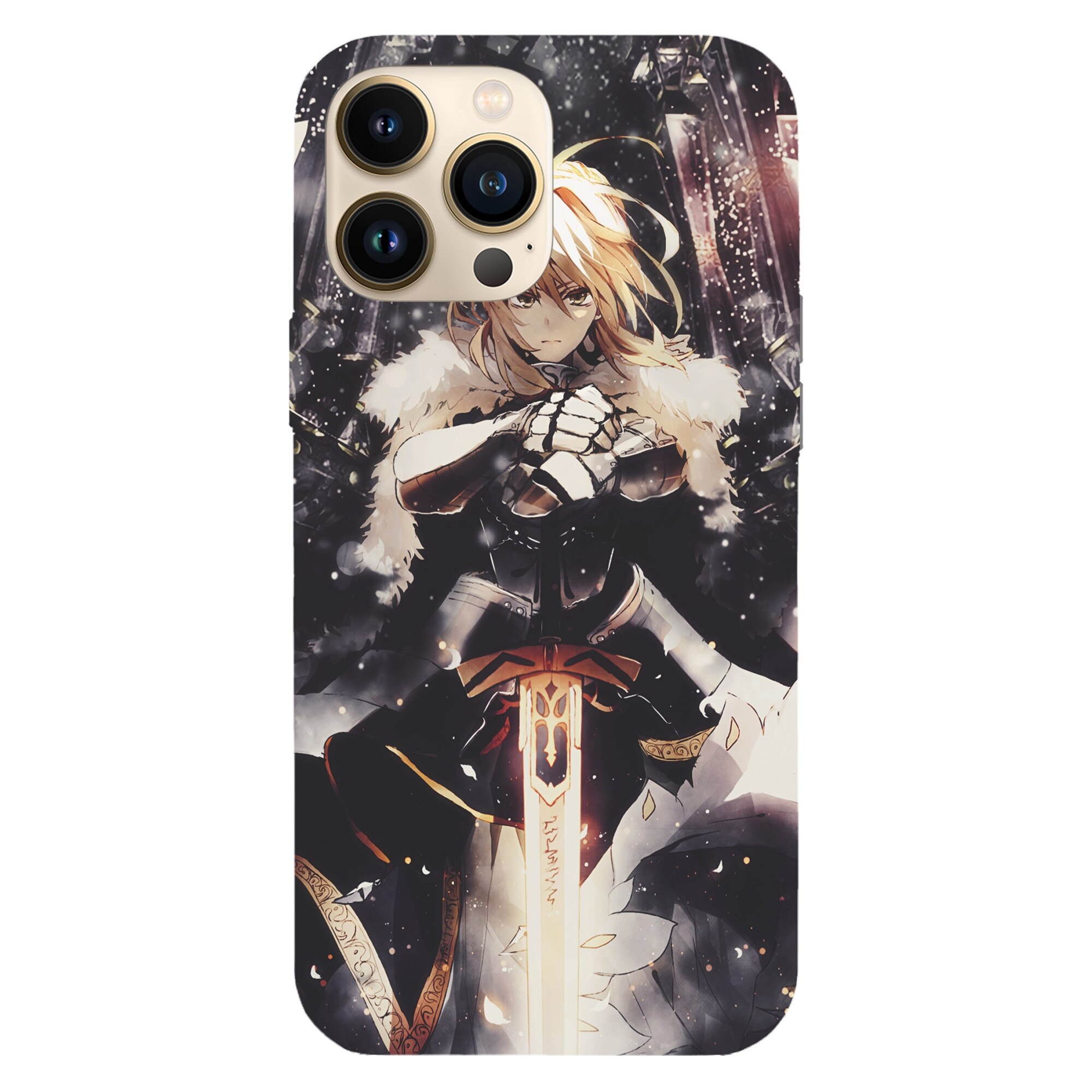 Калъф, съвместим с модел Apple iPhone 11 Artoria Pendragon Lancer Fate ...