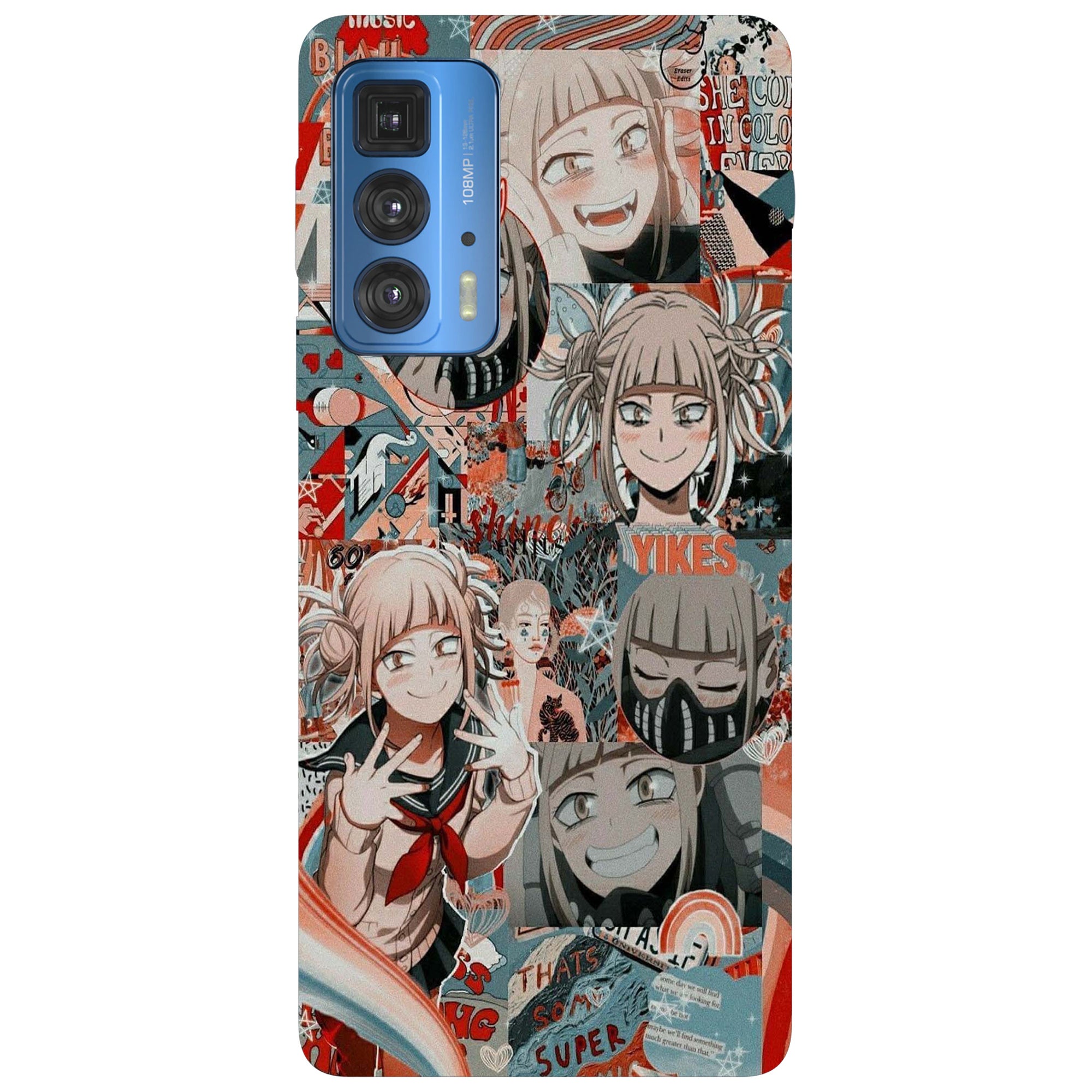 Капак, съвместим с модел Motorola Edge 20 Pro My hero academia Himiko ...