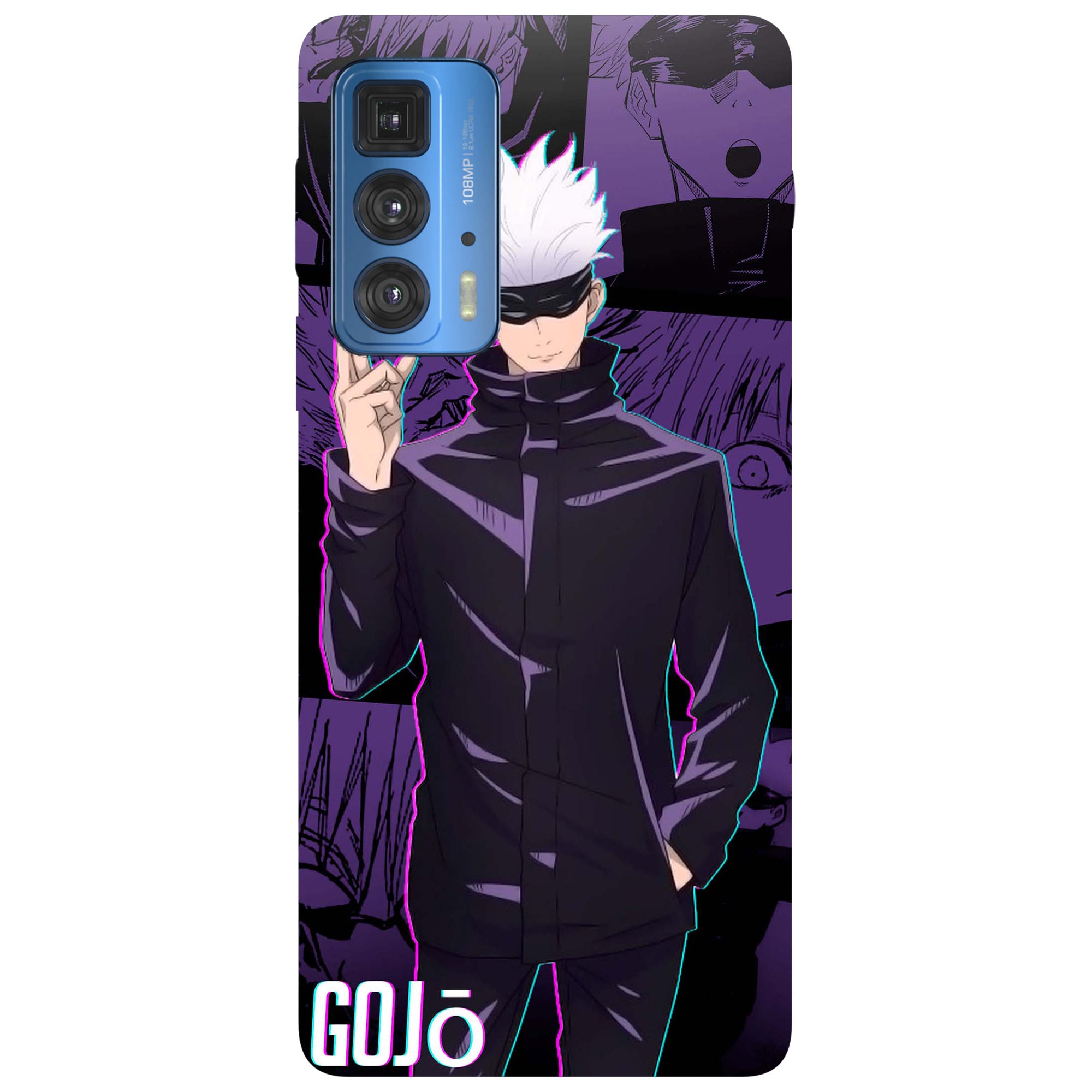 A burkolat kompatibilis a Motorola Edge 20 Pro modellel, Satoru Gojo ...