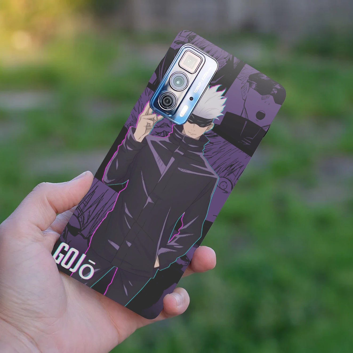 A burkolat kompatibilis a Motorola Edge 20 Pro modellel, Satoru Gojo ...