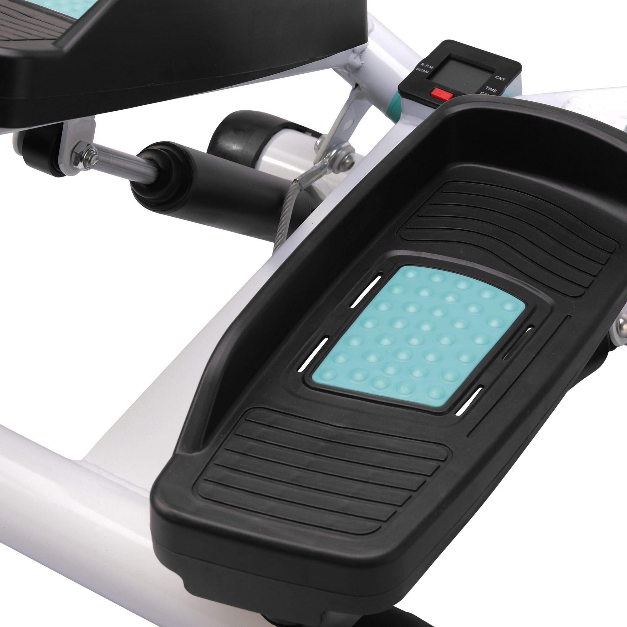 Stepper SportVida, fitneszhez, Max 100 kg, 40x46x137 cm, lépésszámláló ...