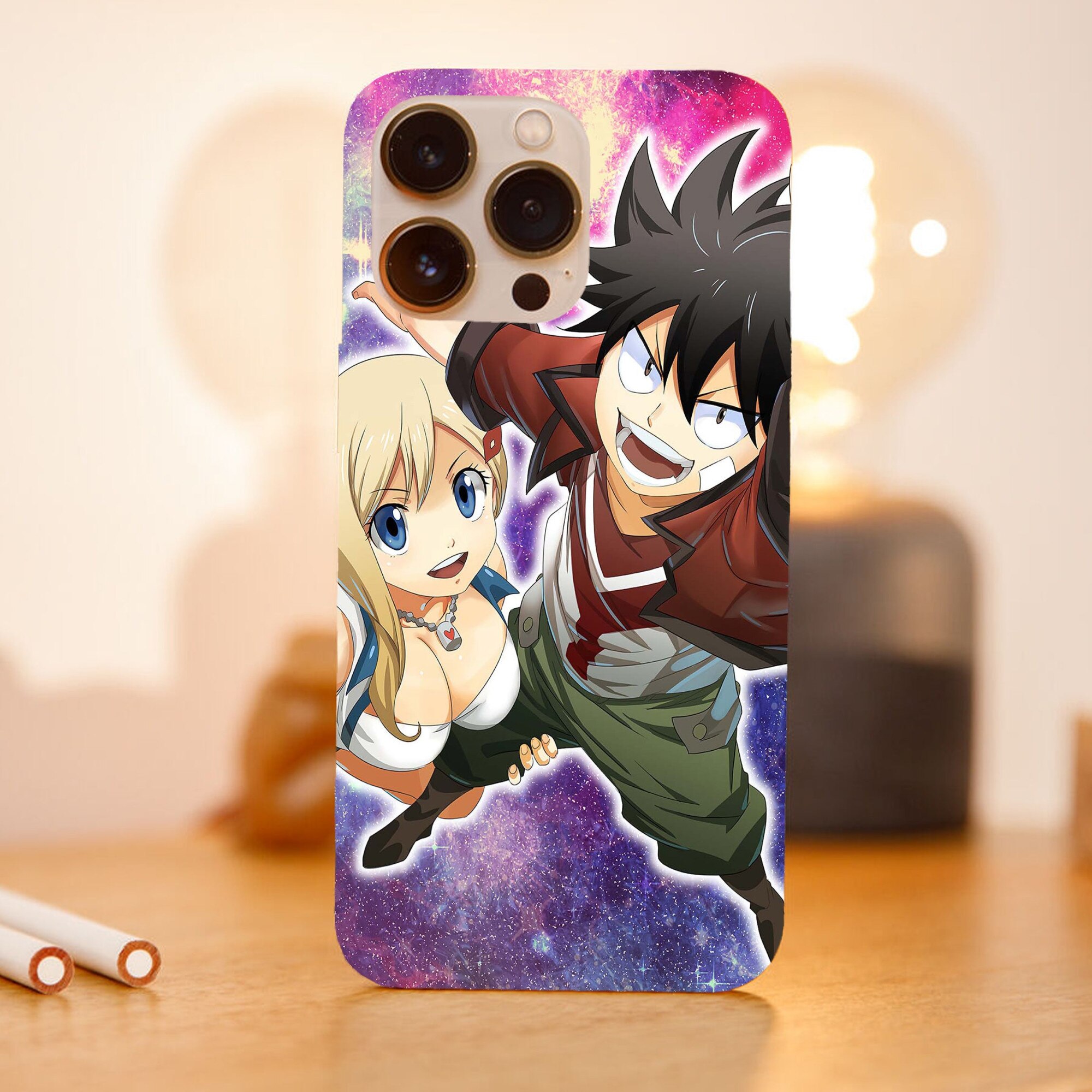 Husa compatibila cu Apple iPhone 13 Mini model Shiki, Rebeca and Happy ...