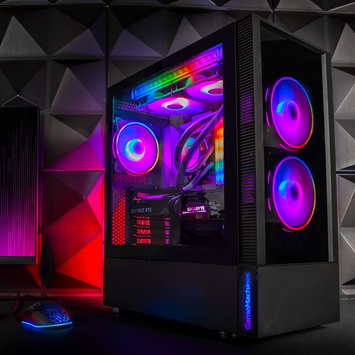 Sistem Desktop PC Gaming, GameMachines Element, Intel Core i7, Racire ...