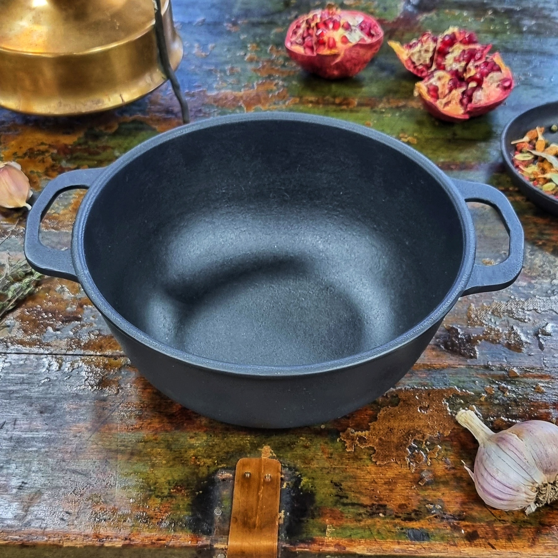 Oala Maysternya, Fonta, Neemailat, Fara capac, 3L, 22 x 10 cm - eMAG.ro