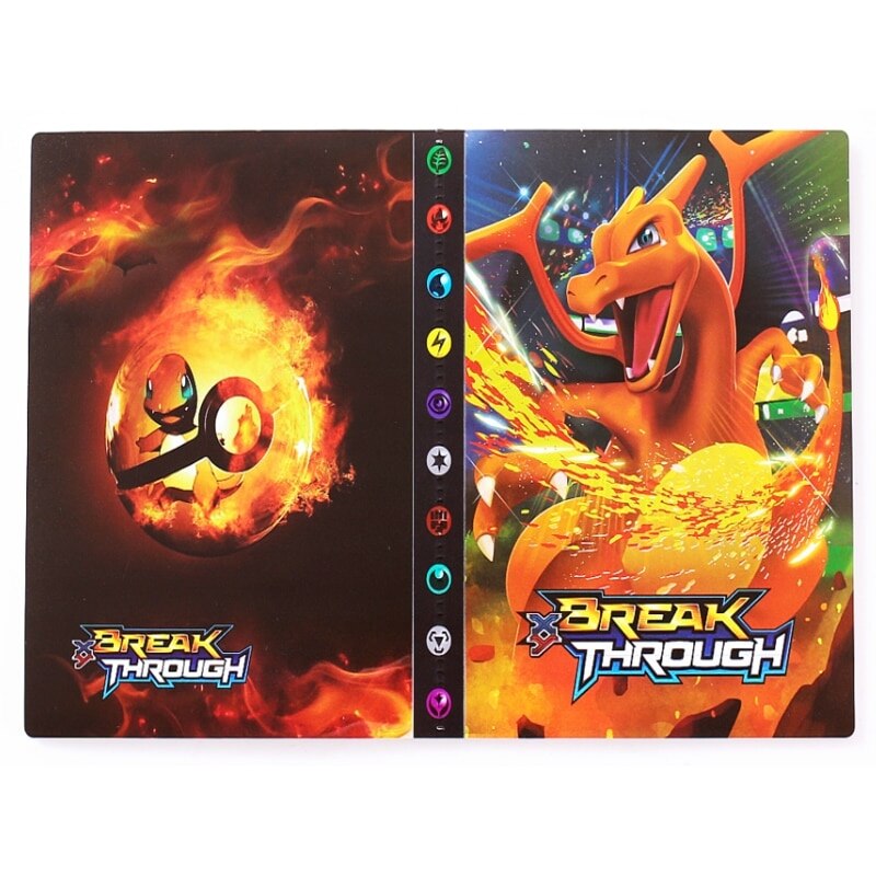 Album Pokemon Charizard Break Through, pentru 240 cartonase, 19 x 14.5 ...