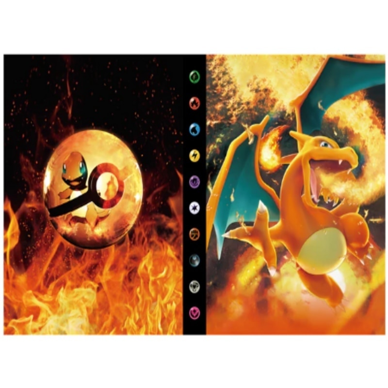 Pokemon Charizard album, 240 kártyához, 19 x 14,5 cm - eMAG.hu