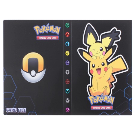 Album Pokemon Pikachu & Pichu, pentru 240 cartonase, 19 x 14.5 cm - eMAG.ro