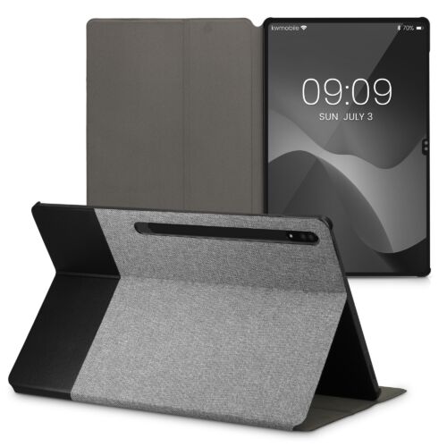 Tok Samsung Galaxy Tab S8 Ultra tablethez, Kwmobile, szürke/fekete ...
