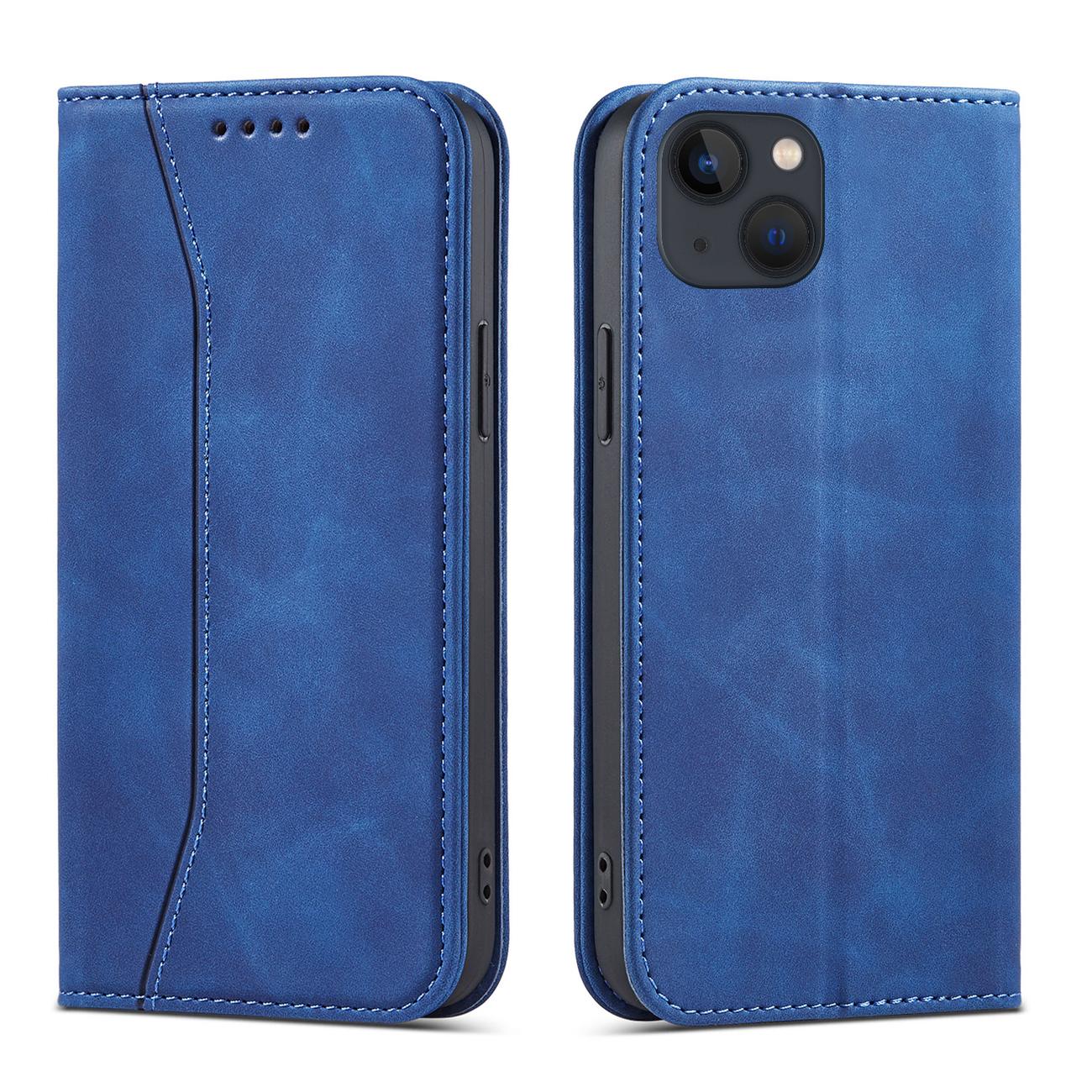 Husa pentru iPhone 13, Hurtel, Tip carte, Magnet, Buzunar card, Piele ...