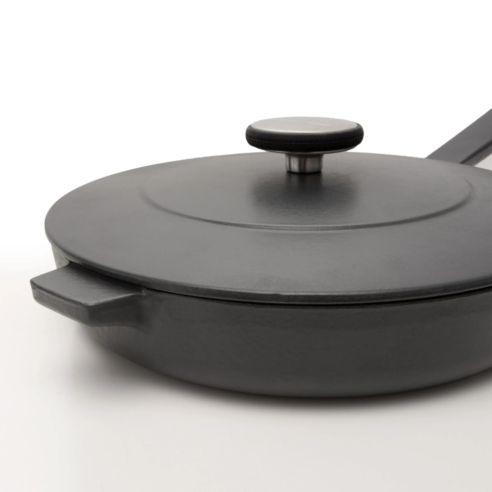 Tigaie de fonta cu capac pentru copt/gratar Boretti, SOLIDOSKLH26 ...