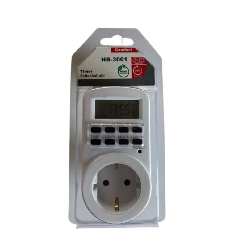 Priza economica digitala, 16A, max. 3500W, HB-3001, GF-041 - eMAG.ro