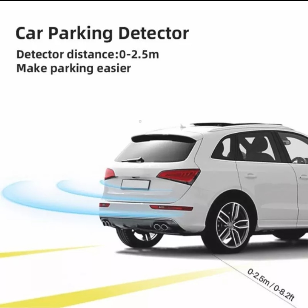 Kit 4 Senzori Parcare Auto Cu Display Radar Monitor LCD, Tnagora ...