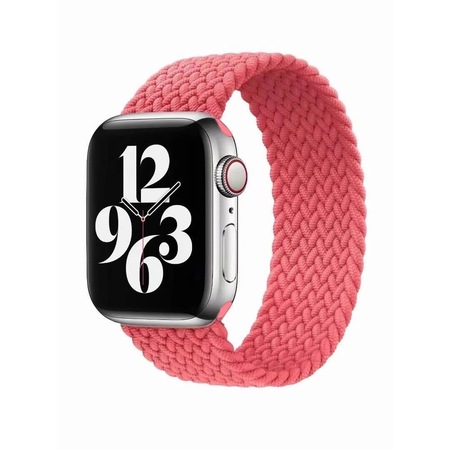 Curea pentru Apple Watch, Smartwatcherz, Textil, 42/44/45/49 mm, M, Roz ...