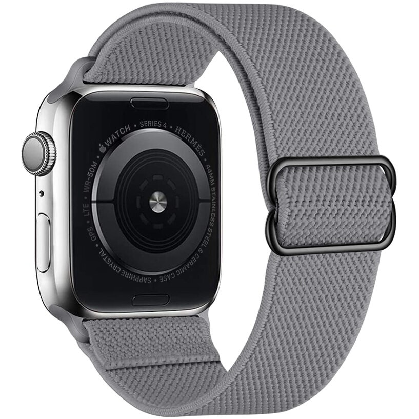 Curea pentru Apple Watch, Smartwatcherz, Textil, 38/40/41 mm, Gri - eMAG.ro