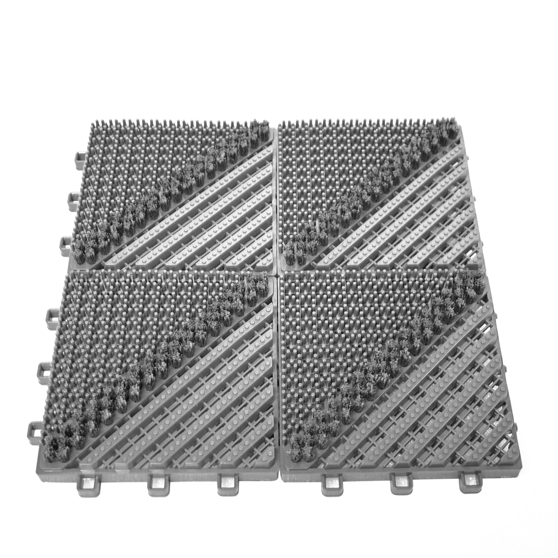 Set 4 placi pardoseala modulara din PP, Naimeed D4533, Gri - eMAG.ro