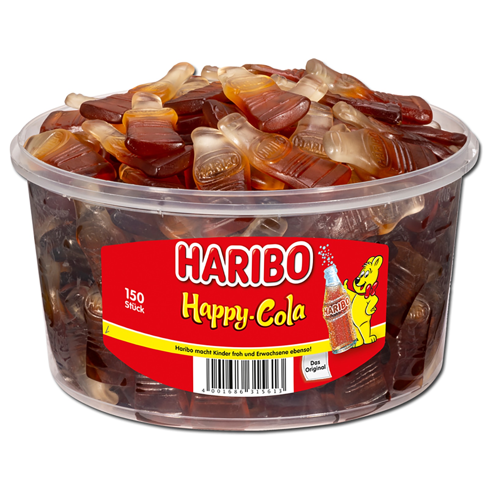 Jeleuri cu aroma de cola Haribo, 150 buc, 1.2 kg - eMAG.ro