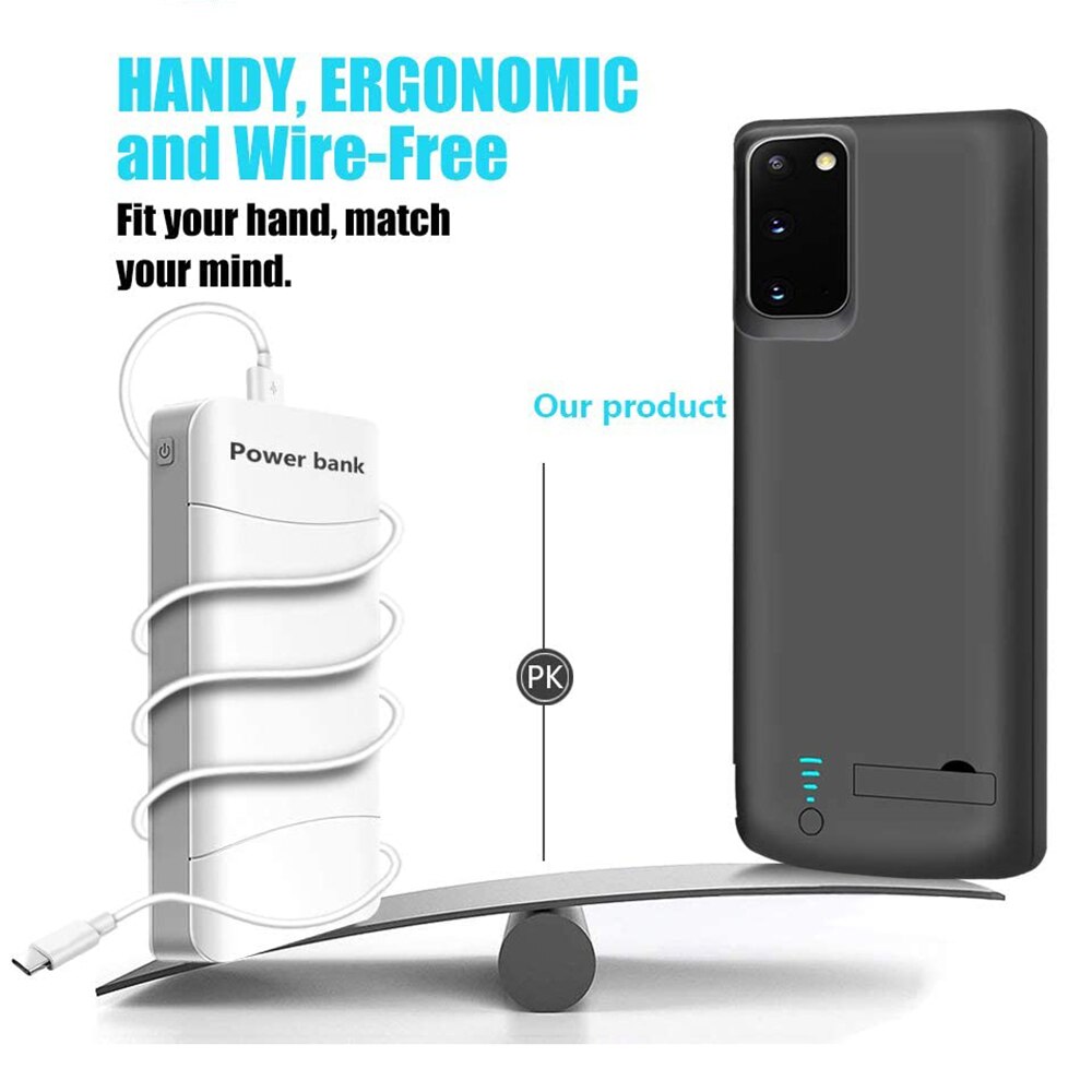 Калъф за телефон със захранваща банка за Samsung Galaxy S20 Fe 5000mah